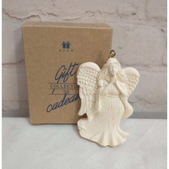 Avon | Holiday | Vintage Avon Gift Collection Seasons Joy White Angel ...